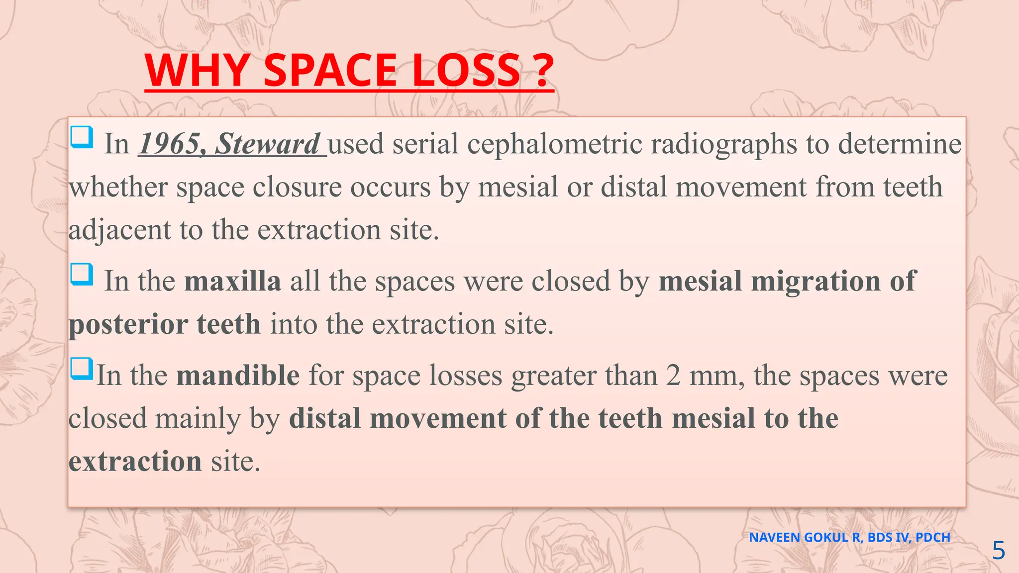 SPACE REGAINERS IN TOOTH LOSS (PEDIATRIC DENTISTRY) | PPTX