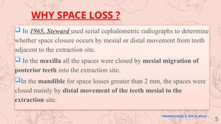 SPACE REGAINERS IN TOOTH LOSS (PEDIATRIC DENTISTRY) | PPTX