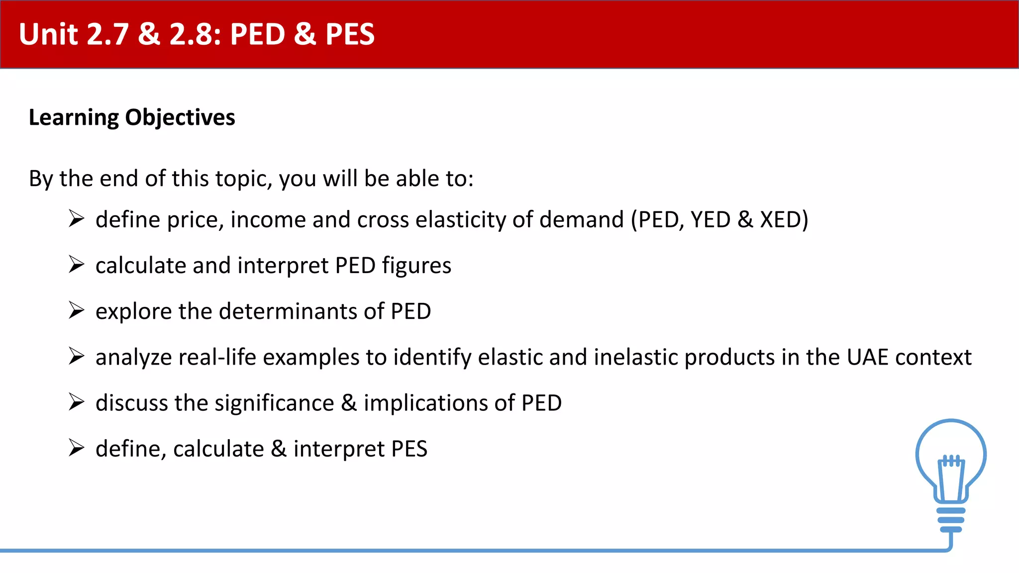 PED & PES- Economics.pptx