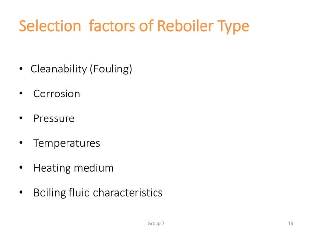 reboiler in process industry. | PPTX | Chemistry | Science