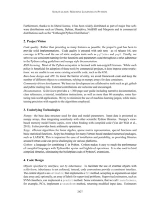 Scikit-learn : Machine Learning in Python | PDF