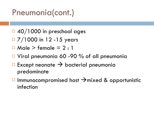 Pediatric respiratory emergency : lung | PPT