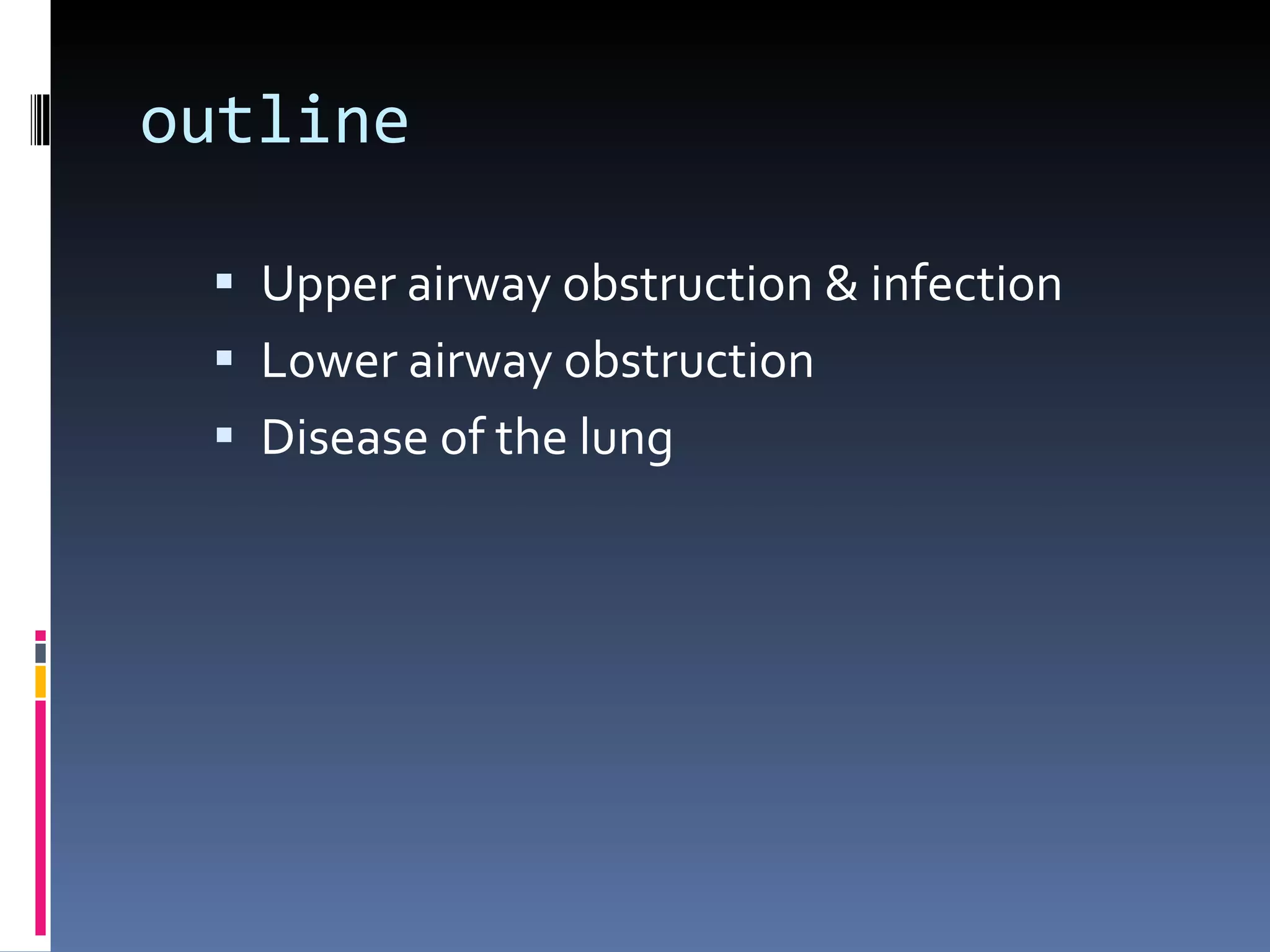 Pediatric respiratory emergency : upper | PPT | Ear, Nose and Throat Conditions | Diseases and ...