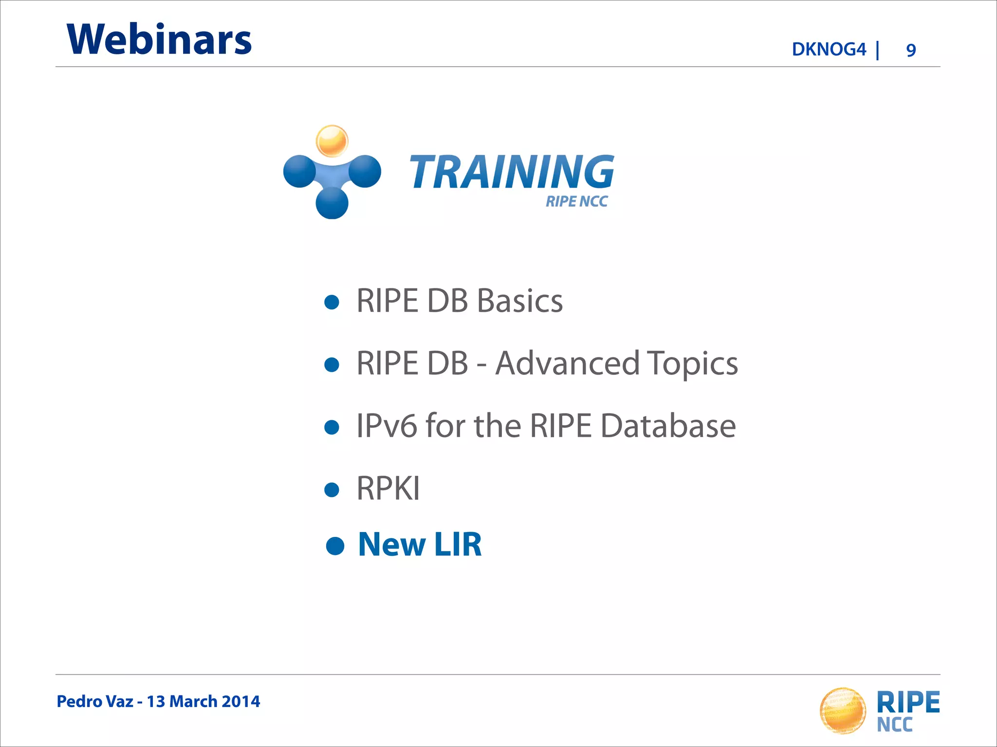 RIPE NCC Update | PDF