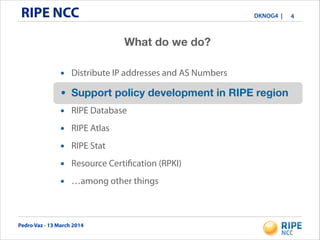 RIPE NCC Update | PDF