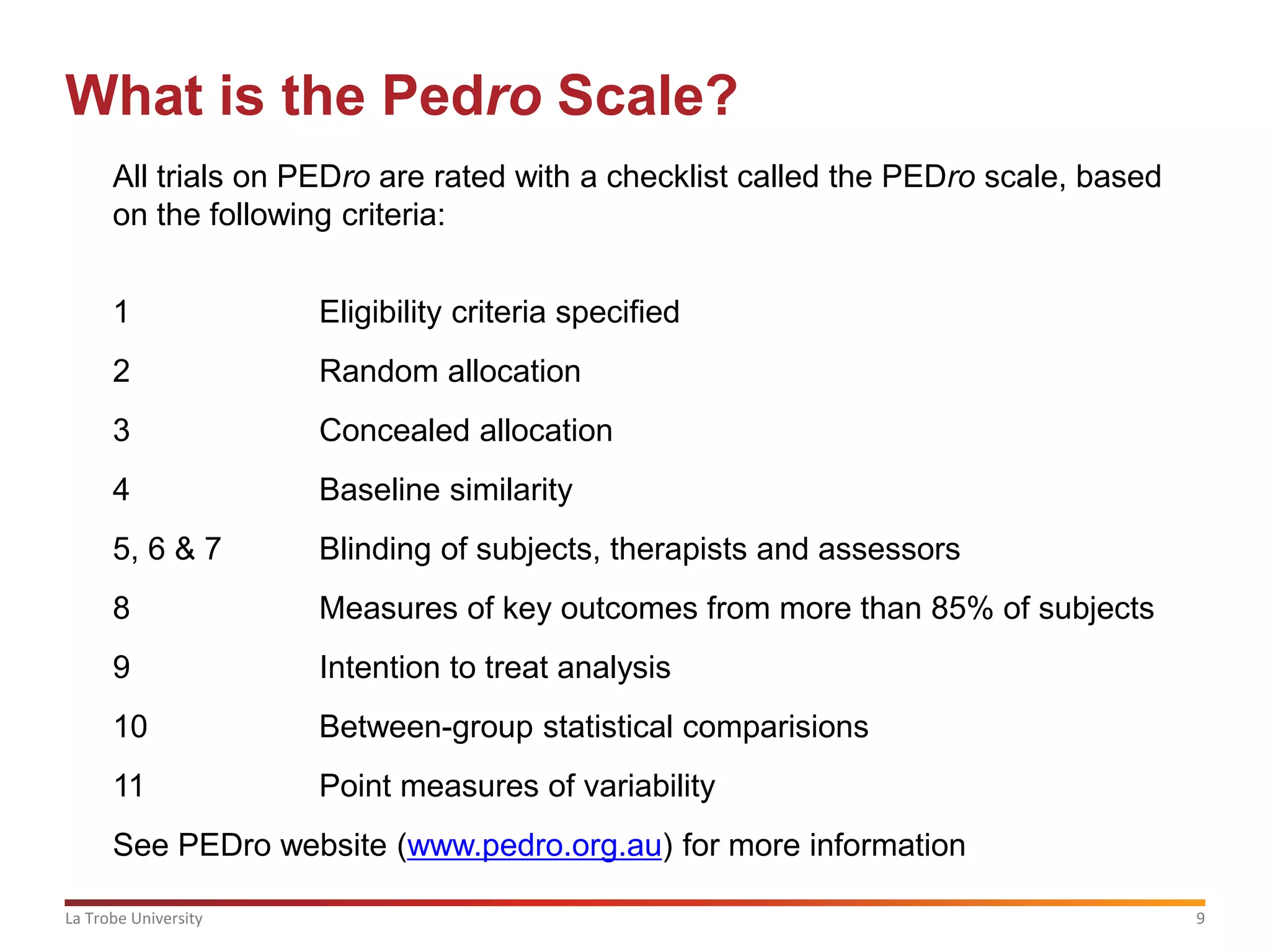 How to search PEDro | PPTX