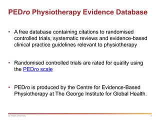 How to search PEDro | PPTX