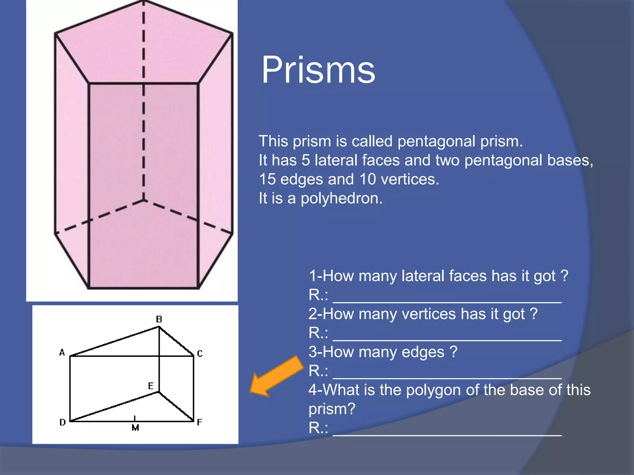 Prisms and Pyramids | PPTX