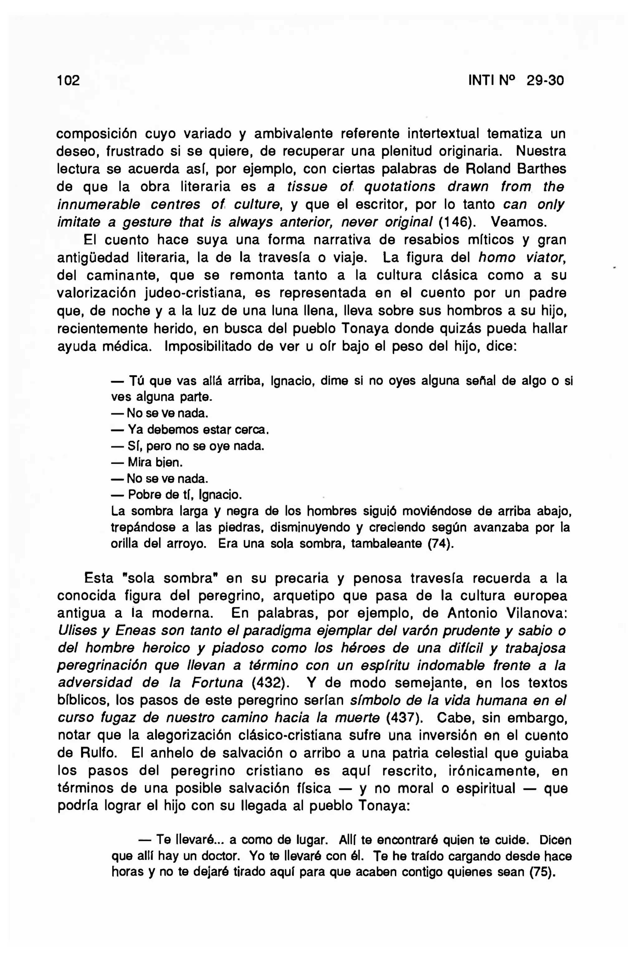 "No oyes ladrar los perros" de Juan Rulfo: Peregrinaje hacia el origen ...