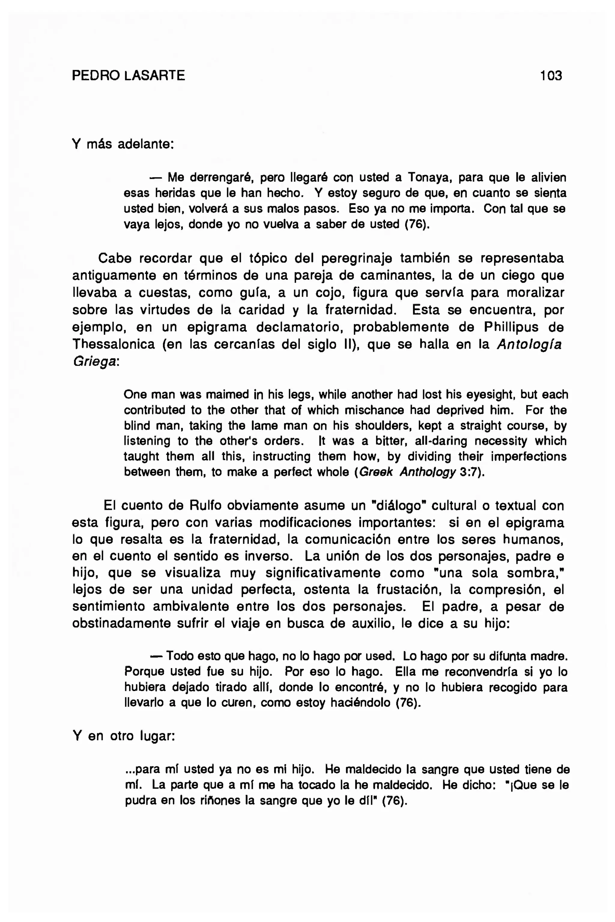 "No oyes ladrar los perros" de Juan Rulfo: Peregrinaje hacia el origen ...