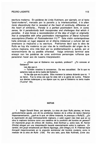 "No oyes ladrar los perros" de Juan Rulfo: Peregrinaje hacia el origen ...