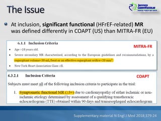 How to evaluate Functional MR. Why differences US vs EU? | PPT