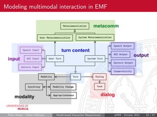 Model-based Measurement of Interaction in Mobile Multimodal Environments | PDF