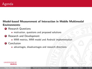 Model-based Measurement of Interaction in Mobile Multimodal ...