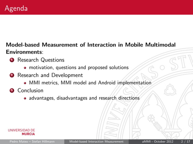 Model-based Measurement of Interaction in Mobile Multimodal Environments | PDF