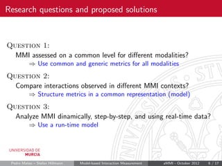 Model-based Measurement of Interaction in Mobile Multimodal ...