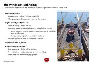 Fórum Portugal Energy Power: The WindFloat Project - EDP | PPT
