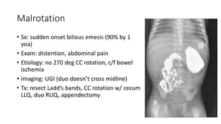 peds final.pptx | Digestive Disorders | Diseases and Conditions