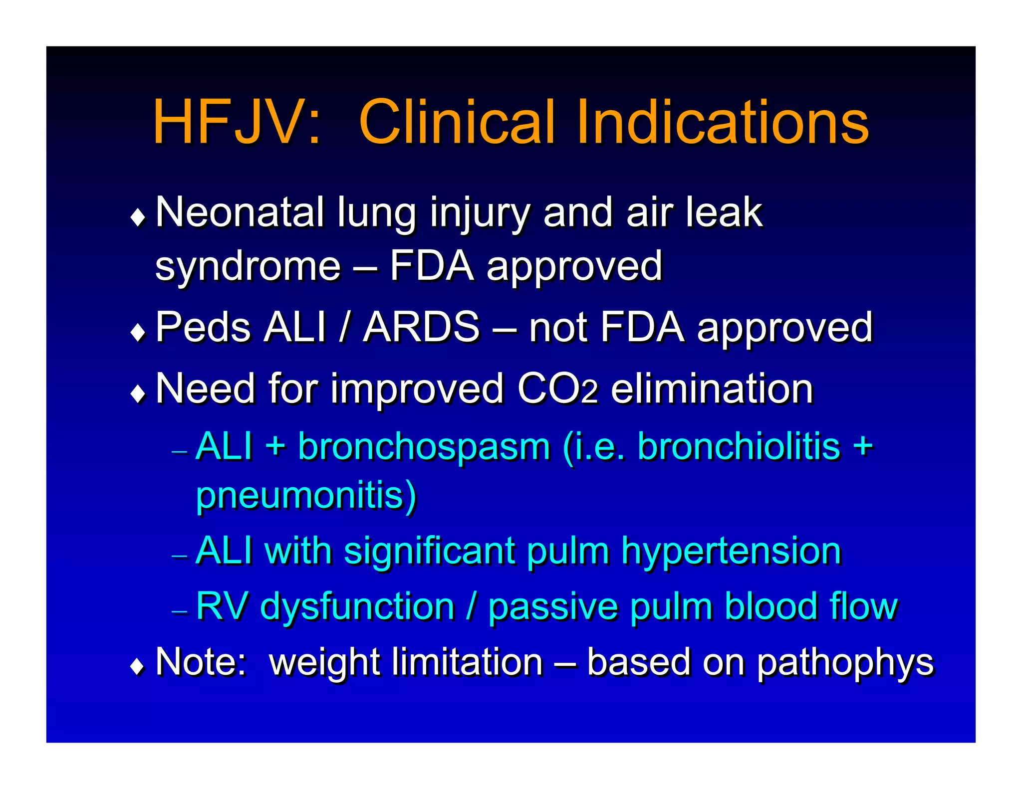 High Frequency Ventillation | PDF