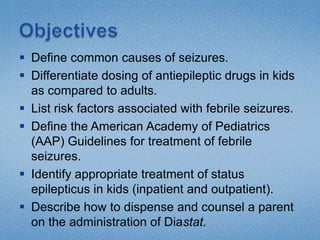Pediatric Seizures | PPTX