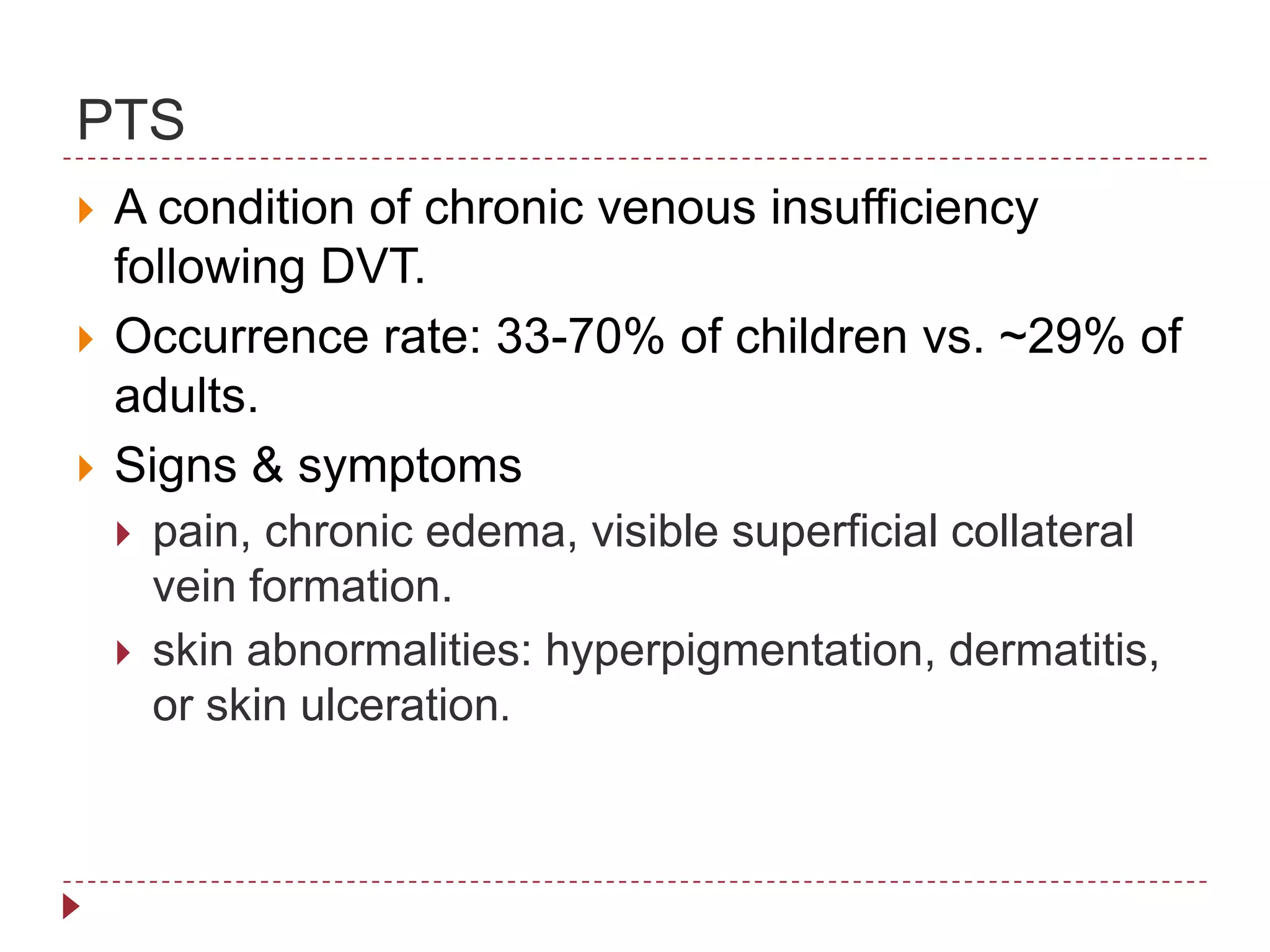 Pediatric Venous Thromboembolism 2012 | PPTX