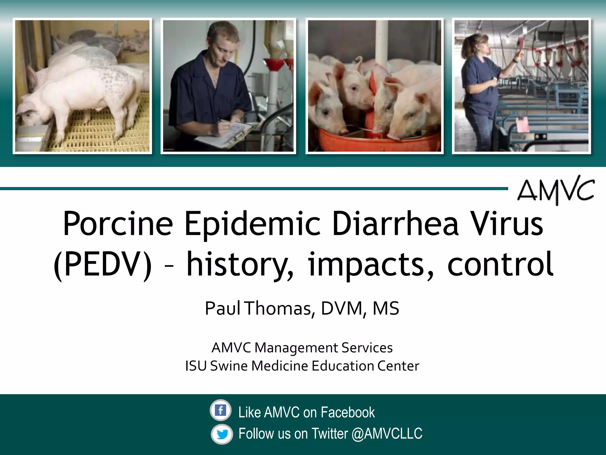 Porcine Epidemic Diarrhea Virus (PEDv) | PPTX