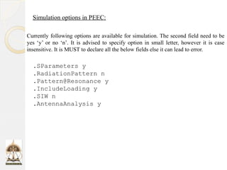 PEEC based electromagnetic simulator | PPT