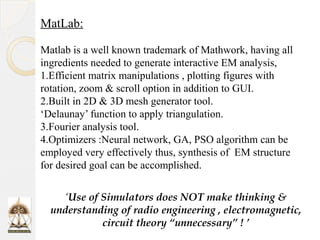 PEEC based electromagnetic simulator | PPT