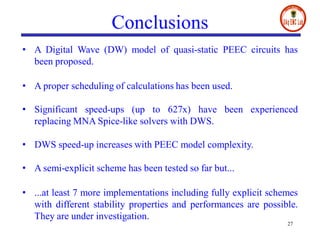 Digital Wave Formulation of Quasi-Static Partial Element Equivalent Circuit Method | PPT