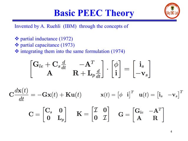 DIGITAL WAVE FORMULATION OF PEEC METHOD (SLIDES) | PPT