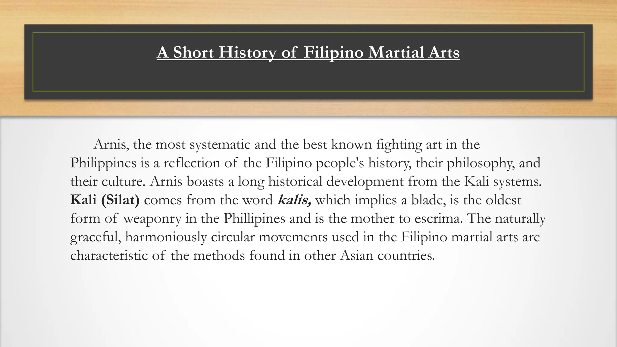 ARNIS | PPTX