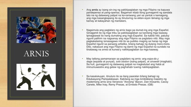 ARNIS | PPTX | Arms & Ammunition | Sensitive Topics