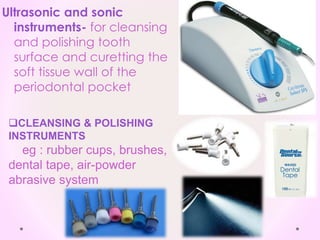 periodontal instruments and their uses | PPTX