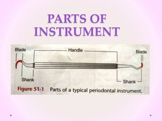 periodontal instruments and their uses | PPTX