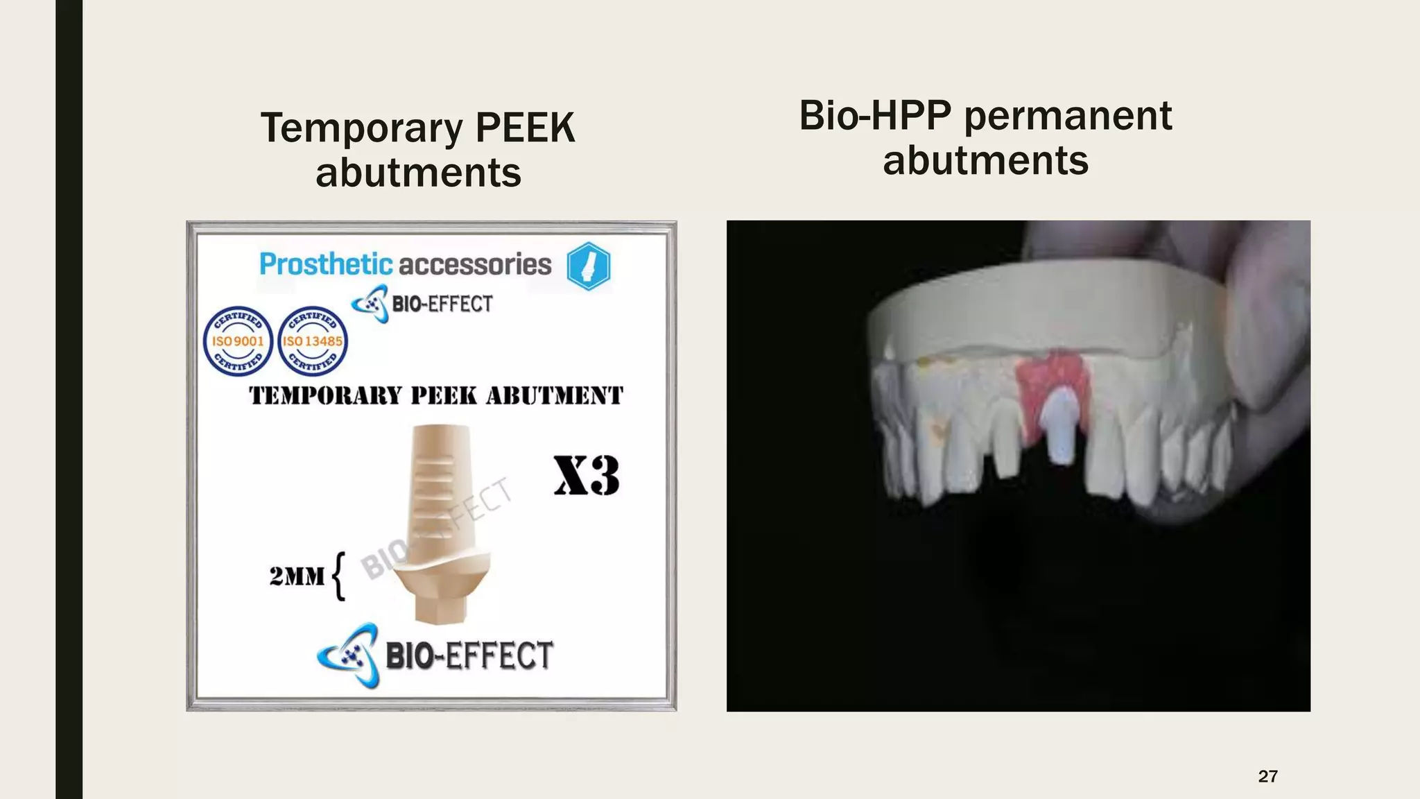 PEEK :Polyetheretherketone applications in clinical dentistry | PPTX