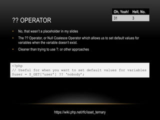 Peek at PHP 7 | PPTX | Programming Languages | Computing
