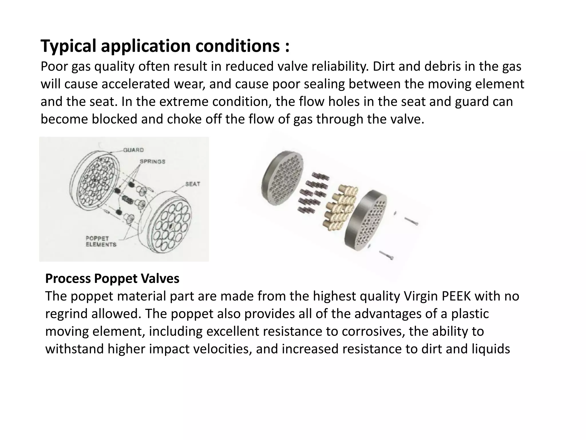 Peek high performance thermoplastics material for compressor valve ...