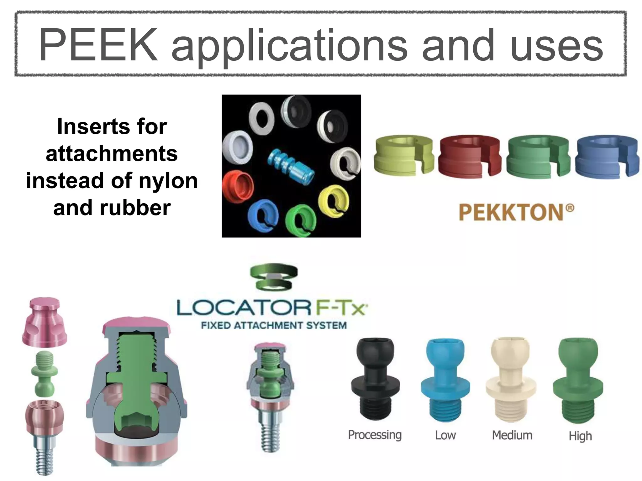 Peek material as an option in managing difficult implants positions and ...