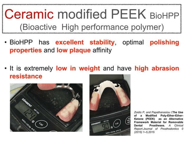Peek material as an option in managing difficult implants positions and ...
