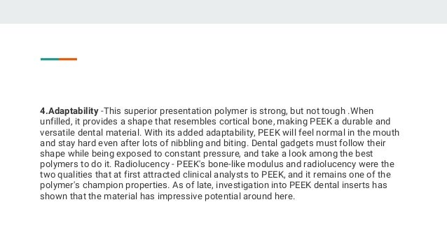 Peek material in dentistry | PPTX
