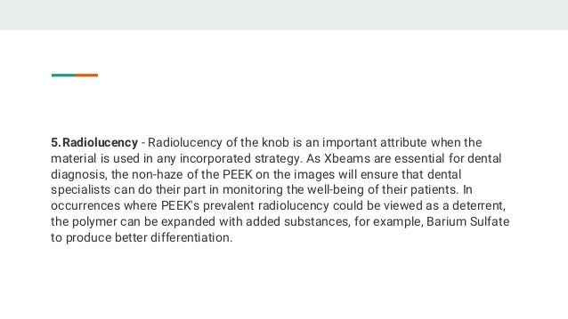 Peek material in dentistry | PPTX