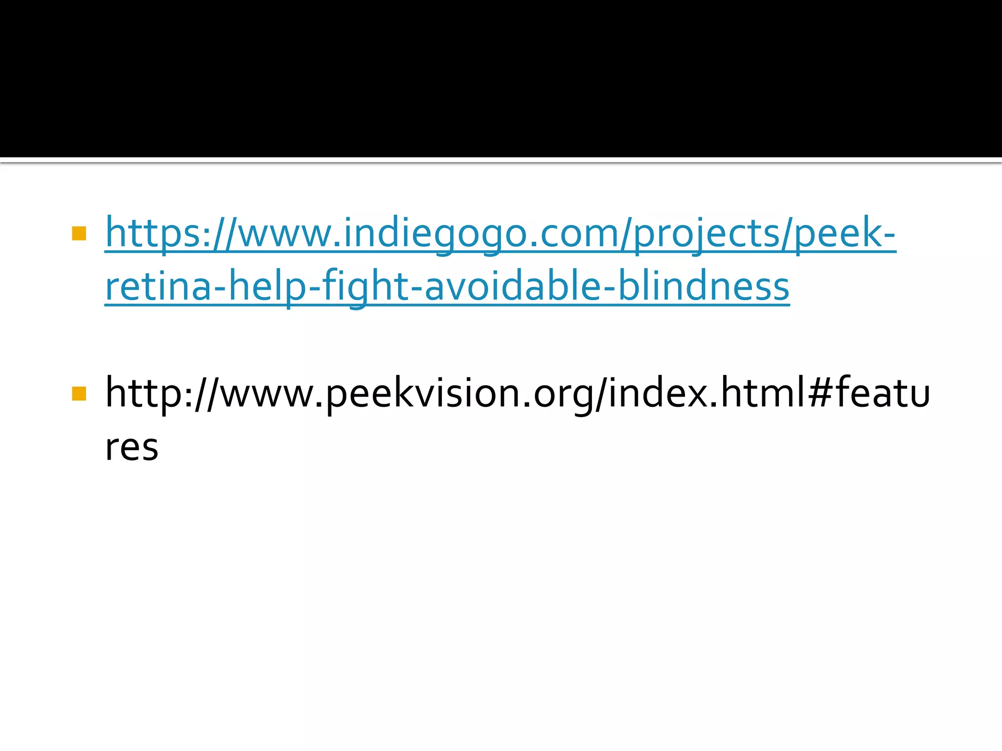 Peek vision | PPTX