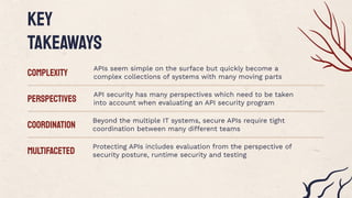 Peeling the Onion: Making Sense of the Layers of API Security | PDF
