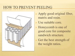 Peeling of composite sandwich structure yang sebenar | PPTX