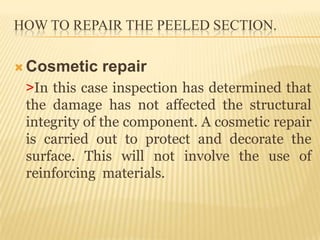Peeling of composite sandwich structure yang sebenar | PPTX