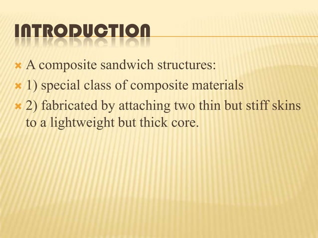 Peeling of composite sandwich structure yang sebenar | PPTX