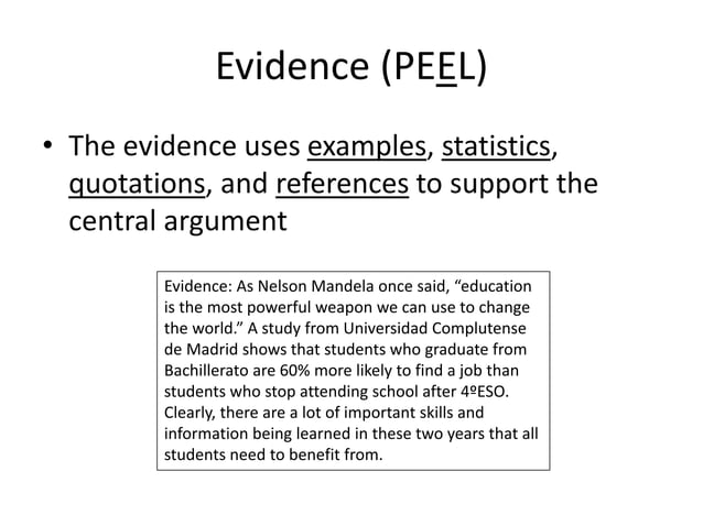 Peel Method | PPTX | Undergraduate Education | College Education
