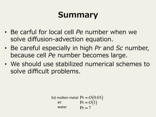 Estimation of numerical schemes in heat convection by OpenFOAM | PPT