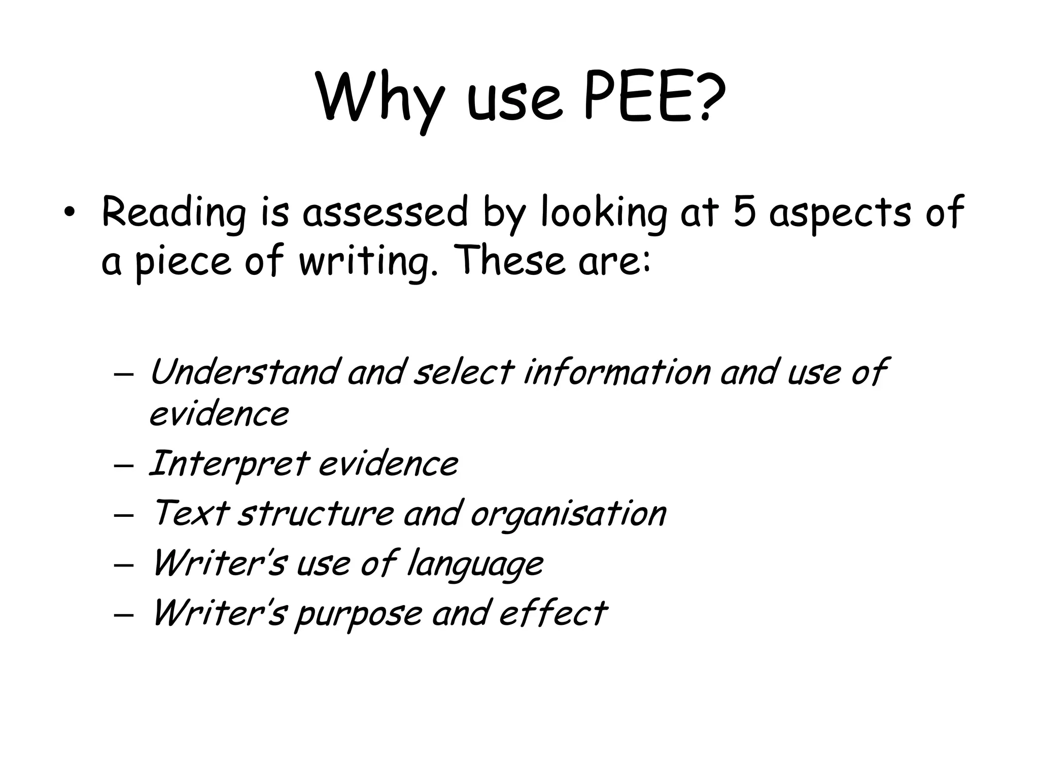 Pee paragraphs | PPT