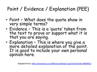 Pee paragraphs | PPTX